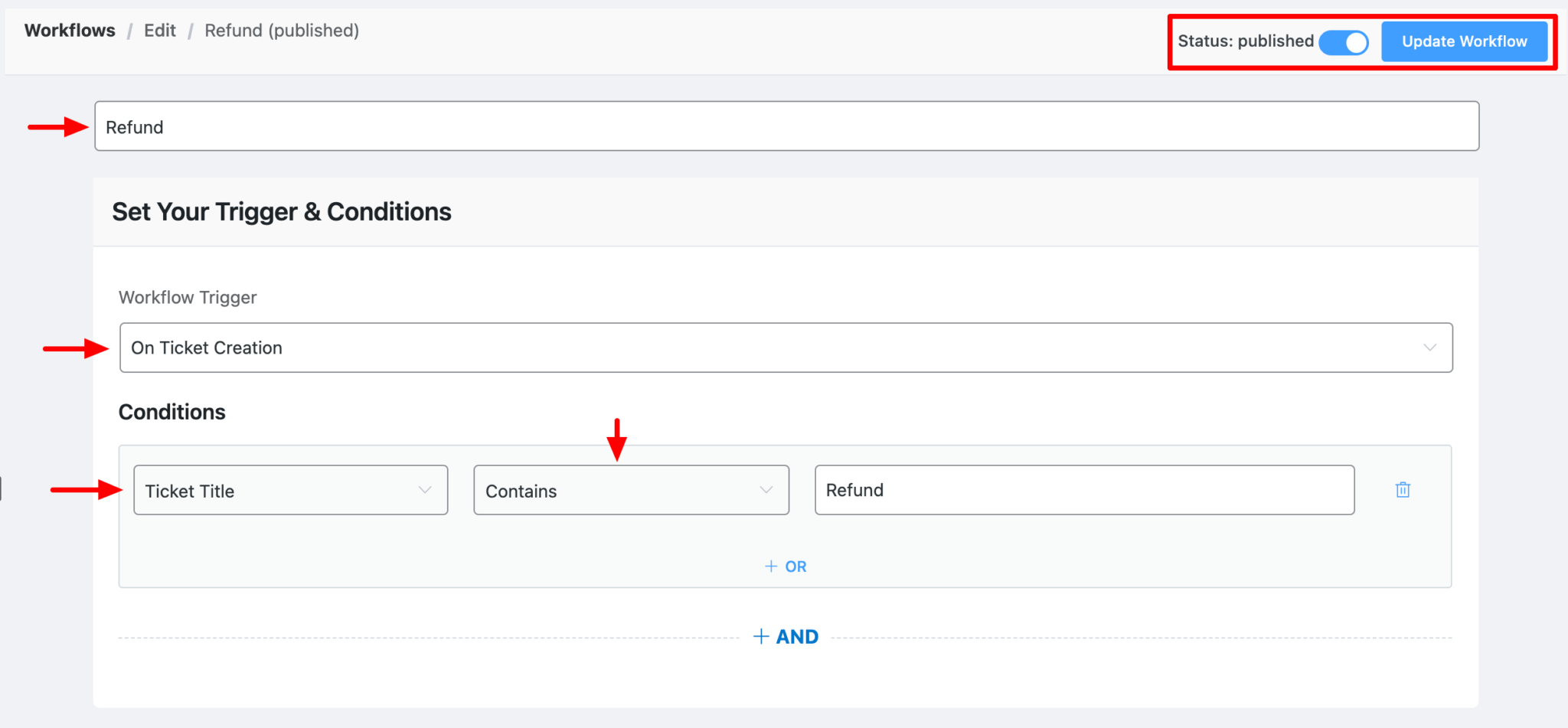 Automatic Workflow - Fluent Support