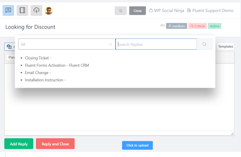 Features - Fluent Support