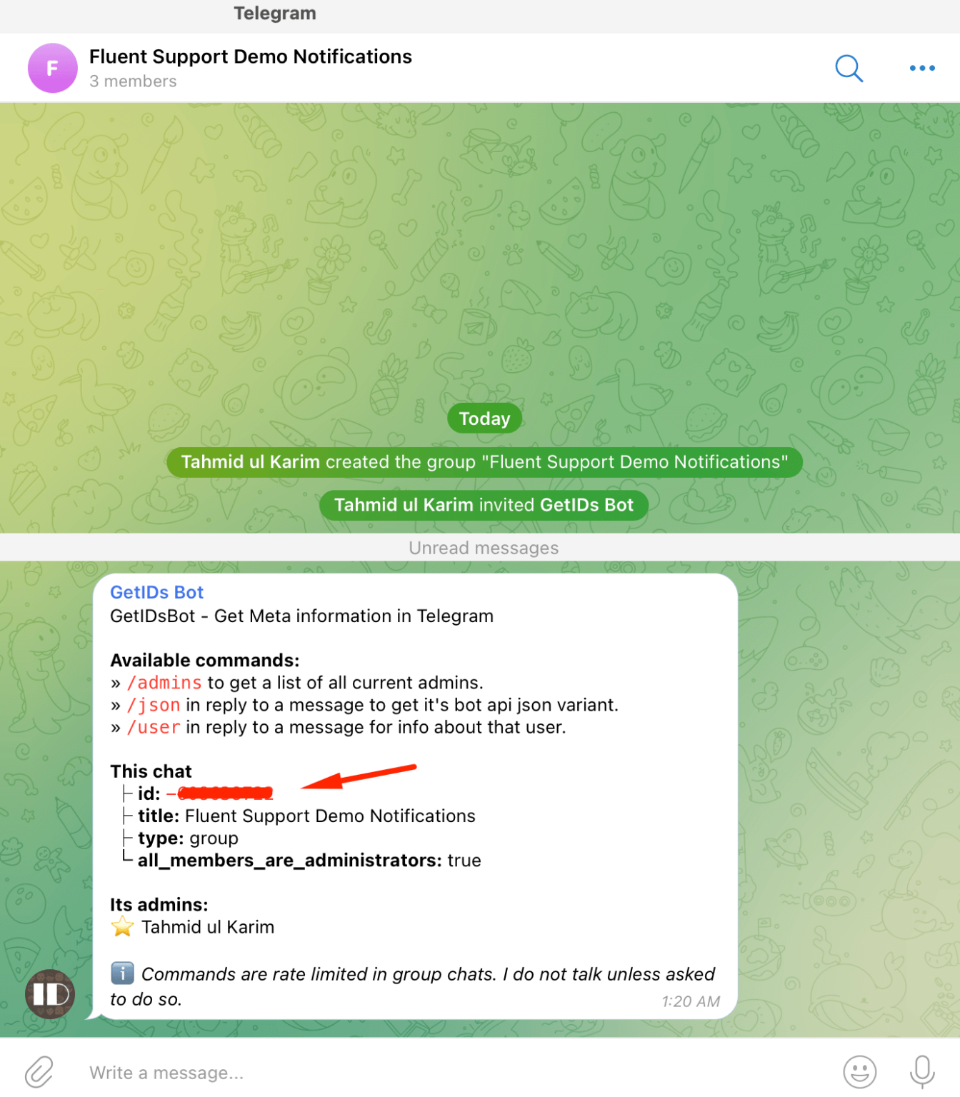 Managing Tickets using Telegram - Fluent Support