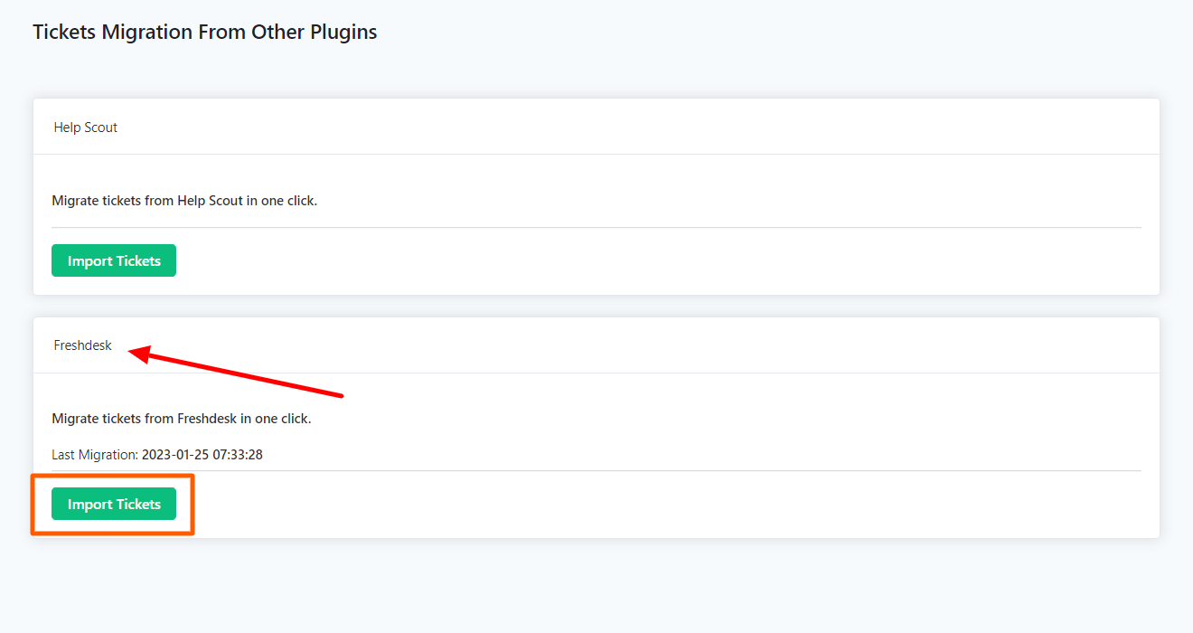 Freshdesk Ticket Migrator - Fluent Support