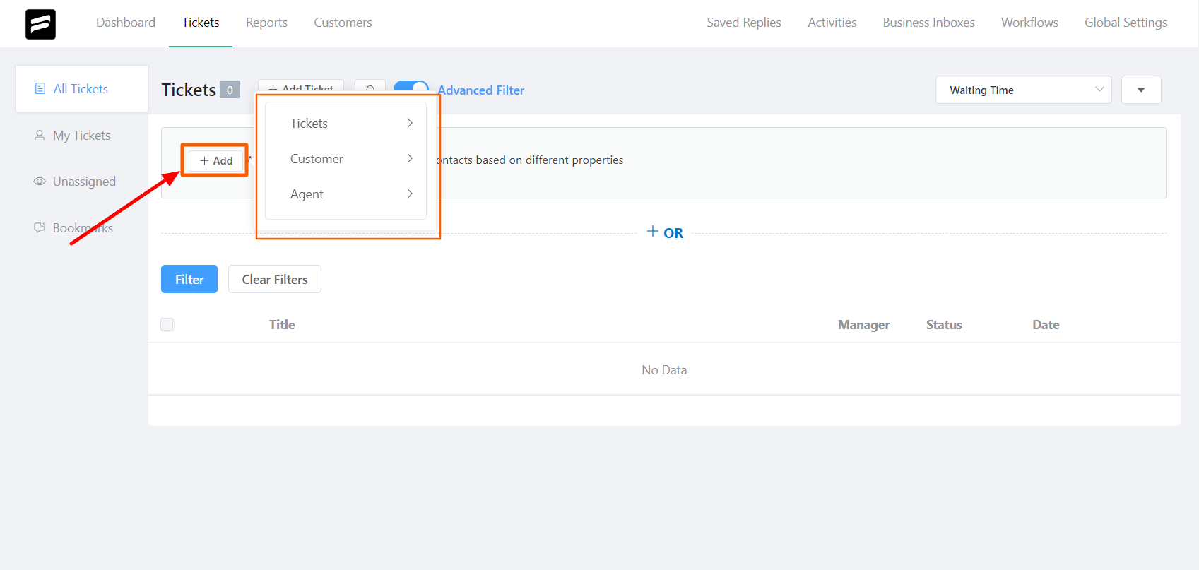 Advanced Filter Fluent Support - Fluent Support