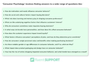 Consumer Psychology: The Secrets For Happier Customers - Fluent Support
