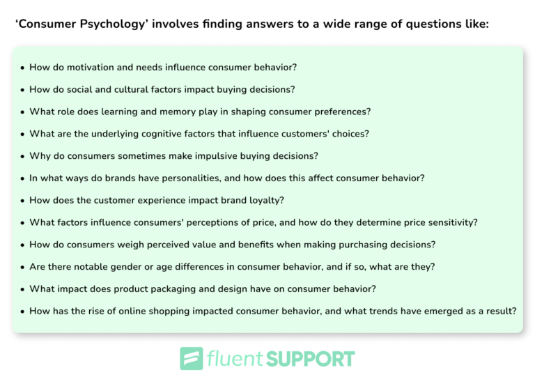 Consumer Psychology: The Secrets For Happier Customers - Fluent Support