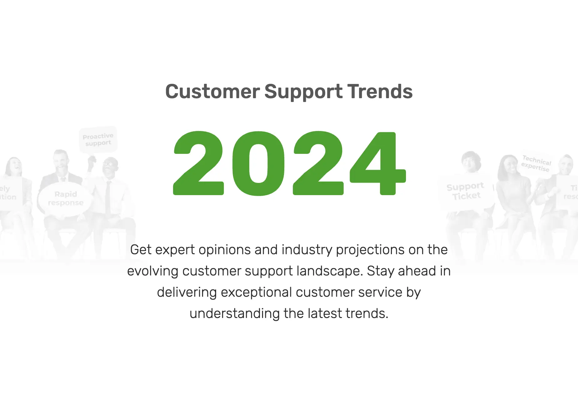 Customer Support Trends 2024 - Fluent Support