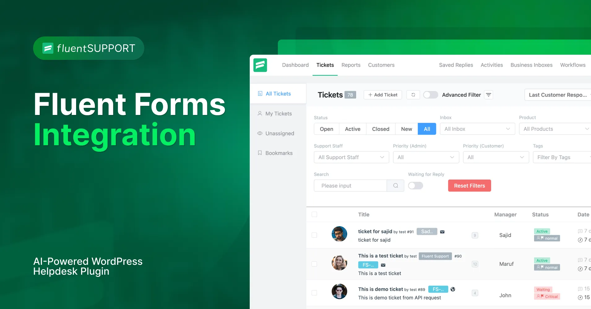 Fluent Forms Integration with Fluent Support - Fluent Support